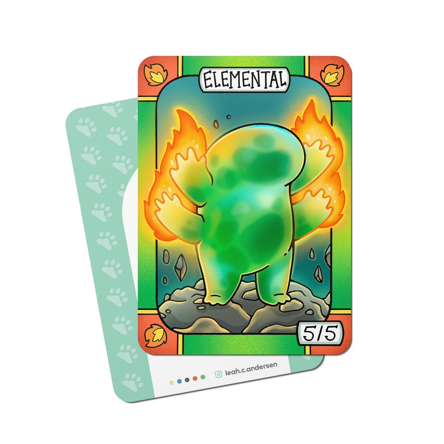 Red Elemental Token 11