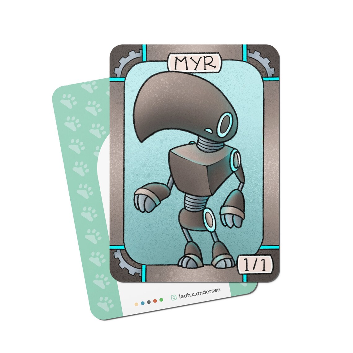 5 Myr Tokens for Magic the Gathering - Etsy