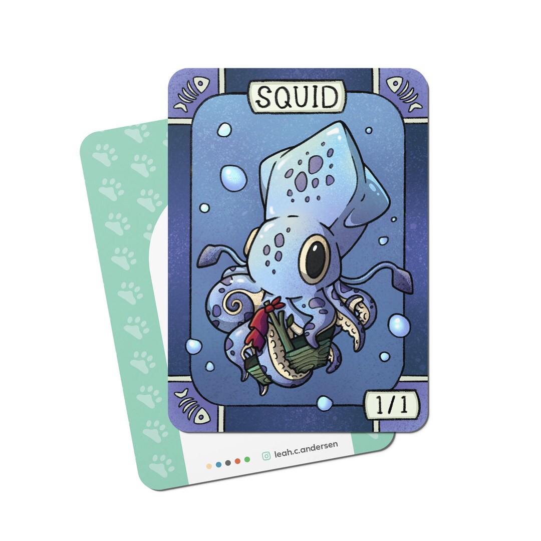 5 Squid Tokens for Magic the Gathering - Etsy