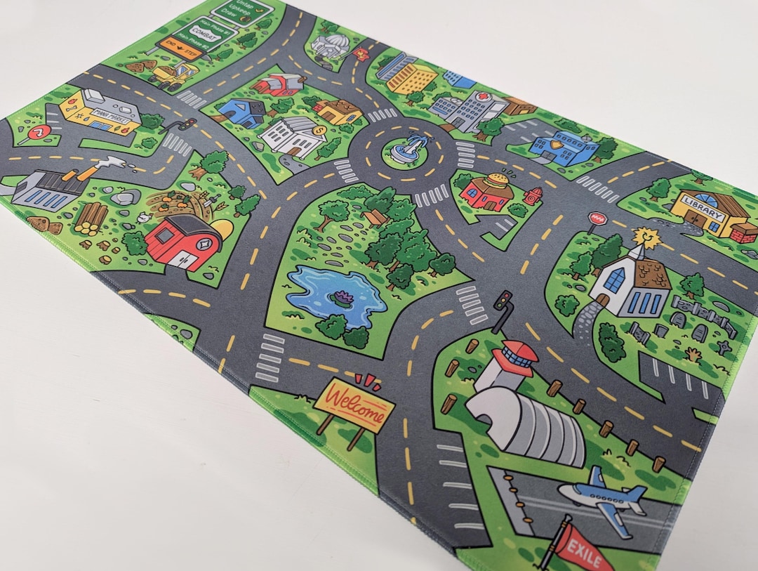 Roads & Realms Playmat // Deskmat and Mousepad // Accessories for MTG ...