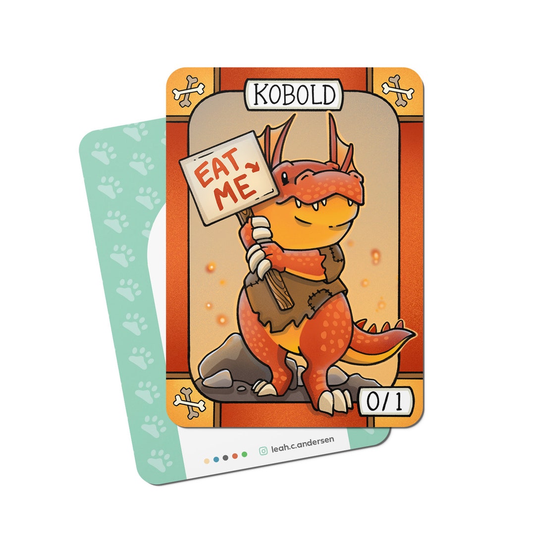 5 Kobold Tokens for Magic the Gathering - Etsy UK