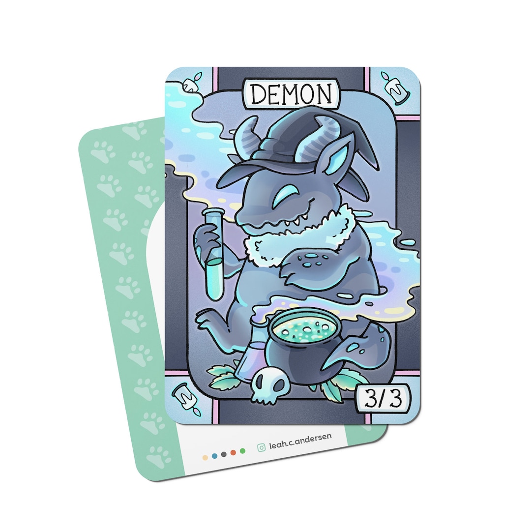 5 3/3 Demon Tokens for Magic the Gathering - Etsy