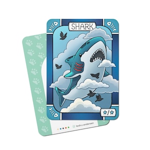 5 Shark Tokens for Magic the Gathering - Etsy