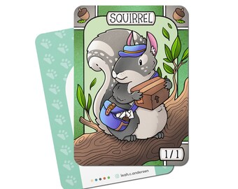 Squirrel Token Custom Altered MTG Magic the Gathering | Etsy