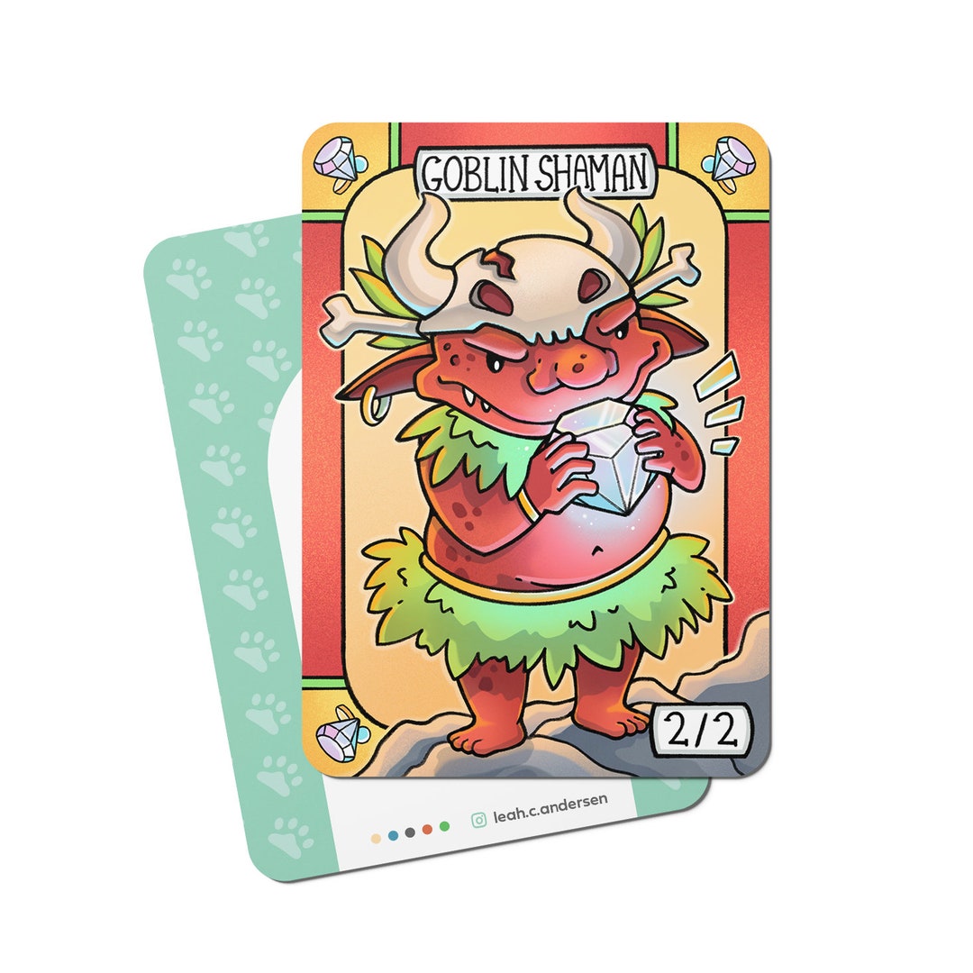 5 Goblin Shaman Tokens for Magic the Gathering - Etsy