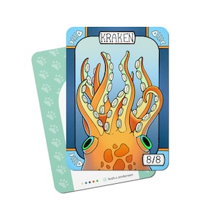 5 Kraken Tokens for Magic the Gathering - Etsy