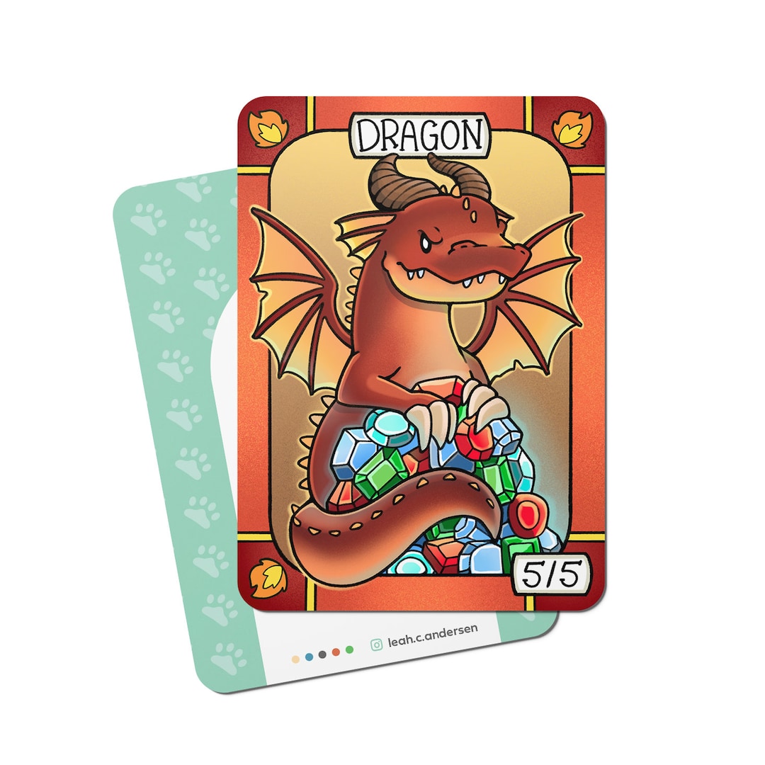 5 Dragon Tokens for Magic the Gathering - Etsy