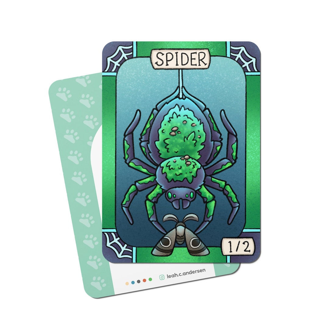 5 Spider Tokens for Magic the Gathering - Etsy