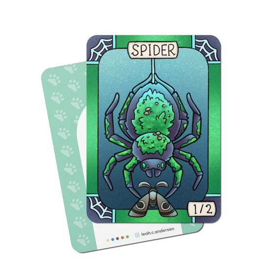 5 Spider Tokens for Magic the Gathering | Etsy