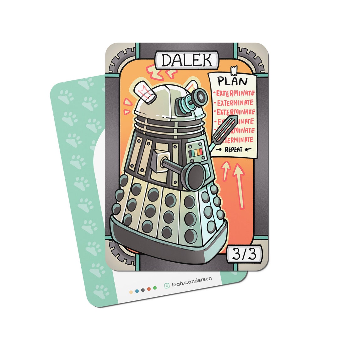 5 Dalek Tokens for Magic the Gathering - Etsy
