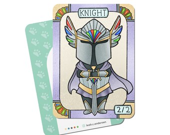 5 Zombie Knight Tokens for Magic the Gathering | Etsy