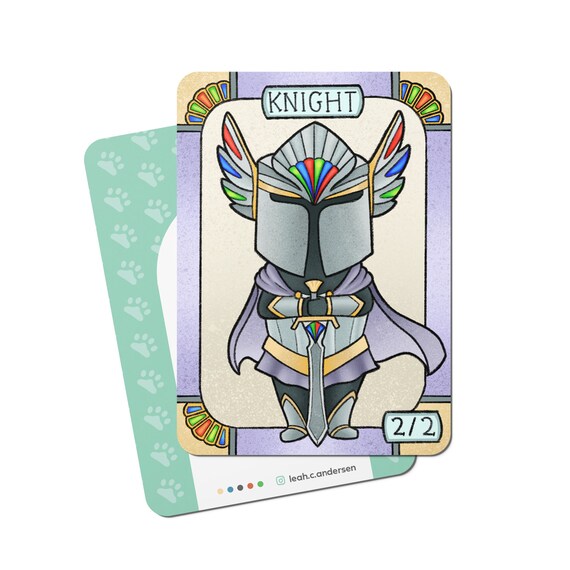 5 Knight Tokens for Magic the Gathering | Etsy Canada