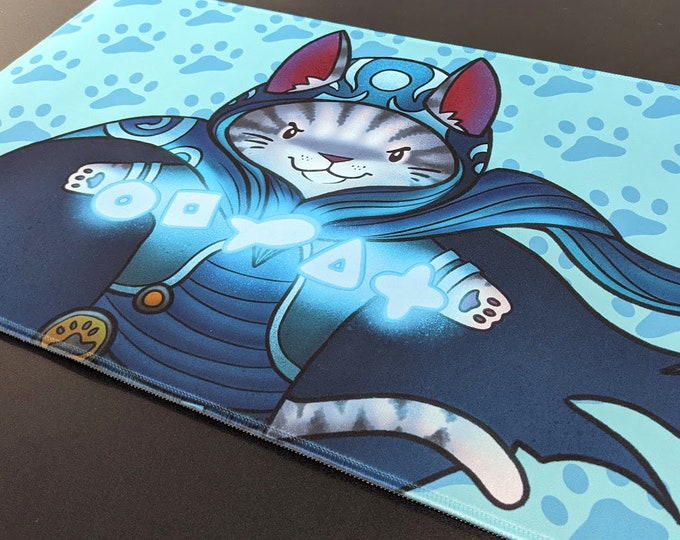 Jace Cat Playmat // Deskmat and Mousepad // Accessories for MTG - Etsy
