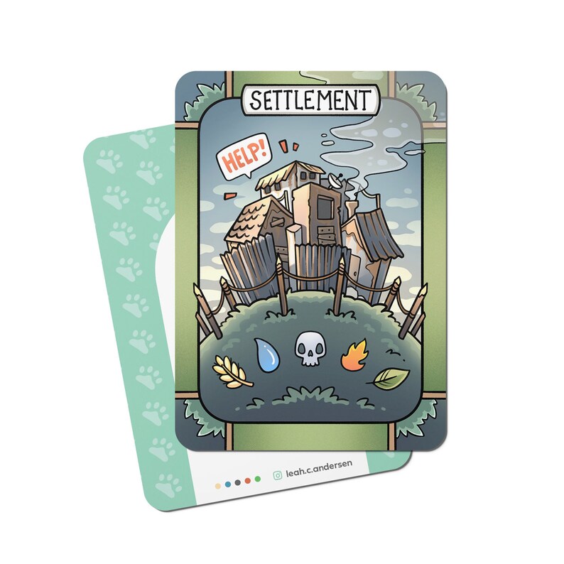 5 Settlement Tokens for Magic the Gathering - Etsy