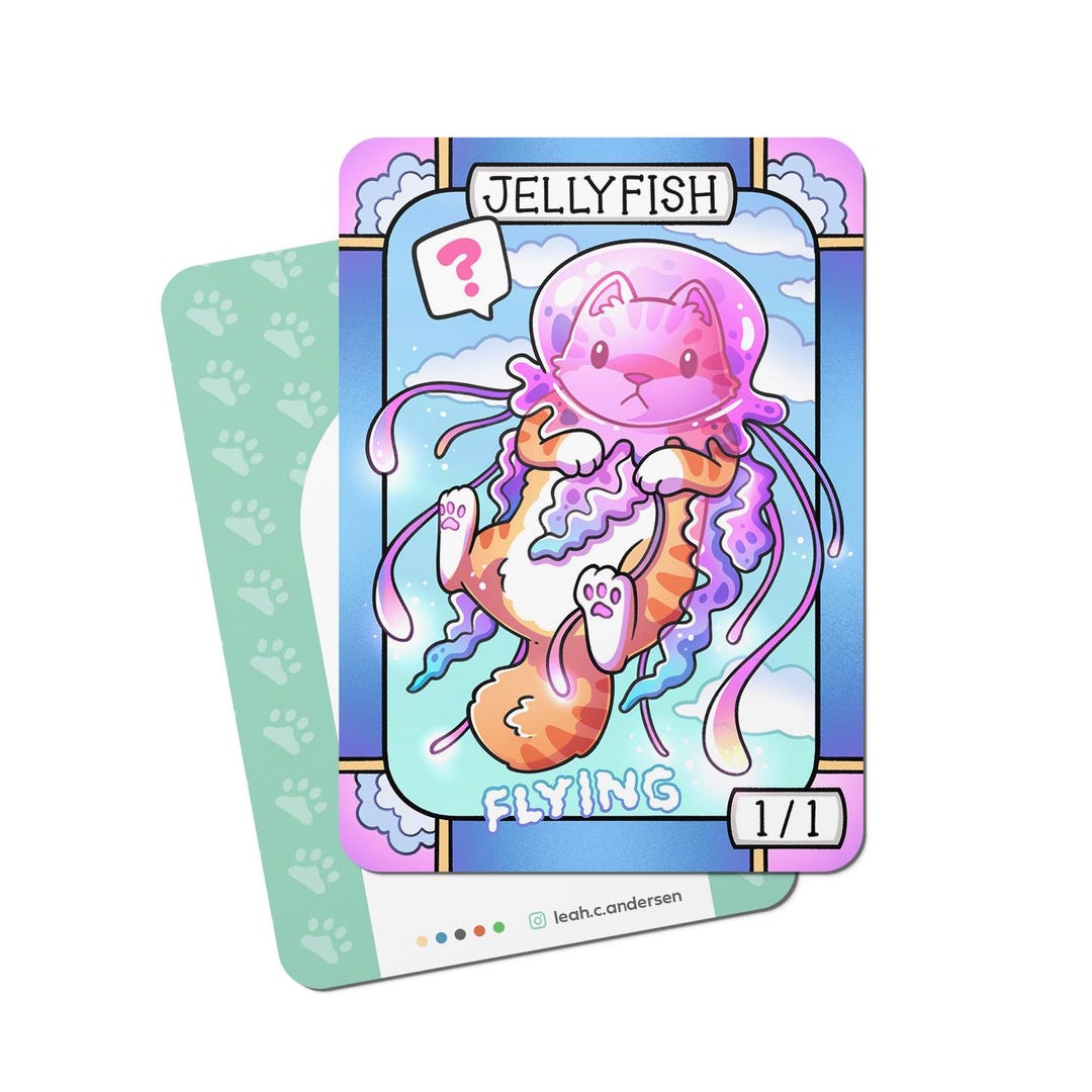 5 Jellyfish Tokens for Magic the Gathering - Etsy
