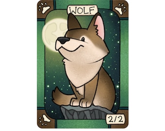 Wolf Tokens | Etsy