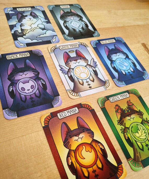 Complete Set of Mana and Storm Tokens - Etsy Singapore