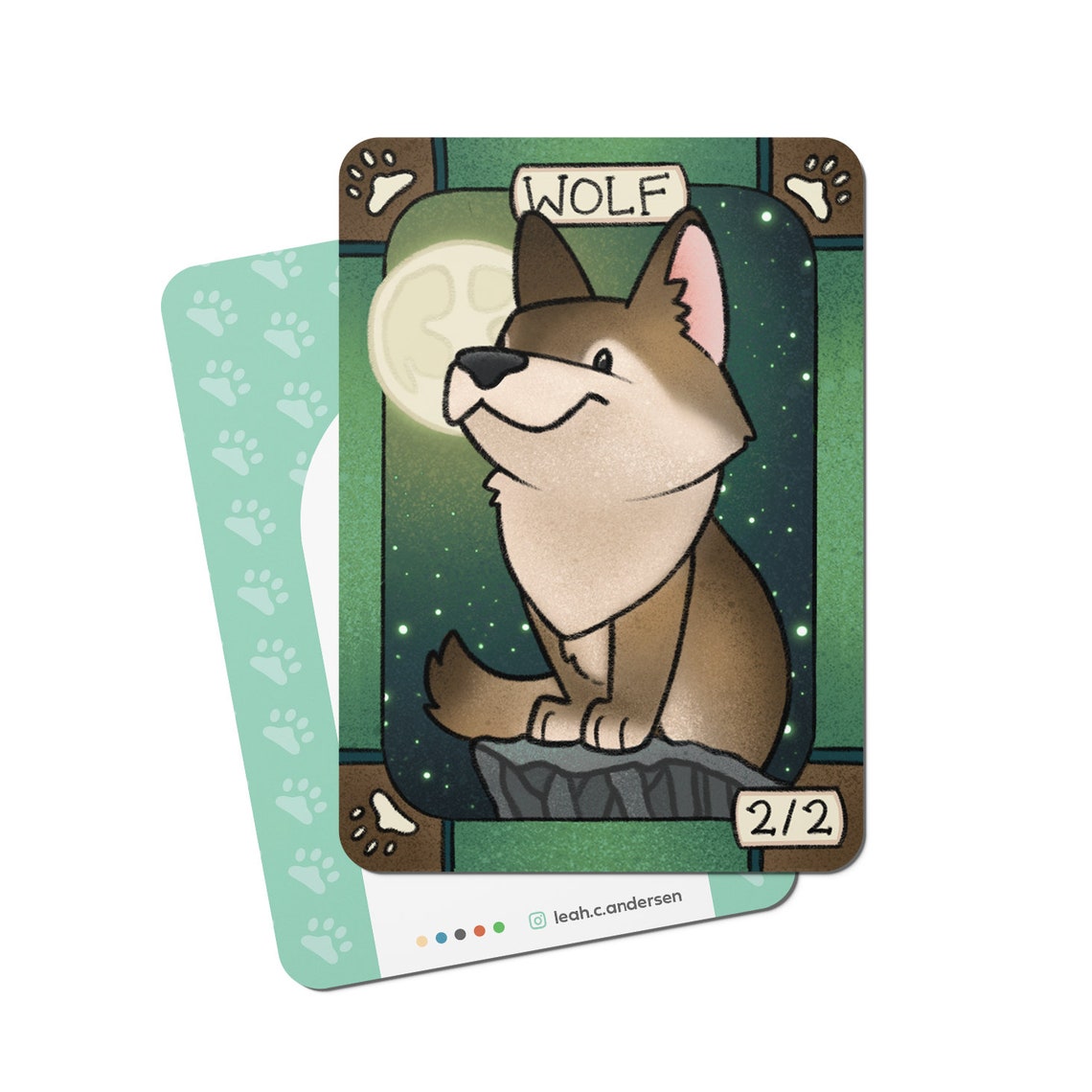 5 Wolf Tokens for Magic the Gathering | Etsy