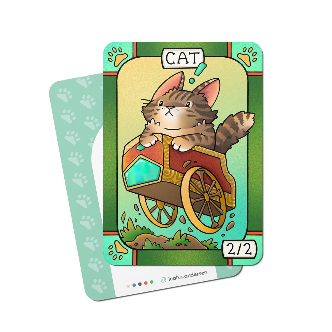 5 Chariot Cat Tokens for Magic the Gathering - Etsy