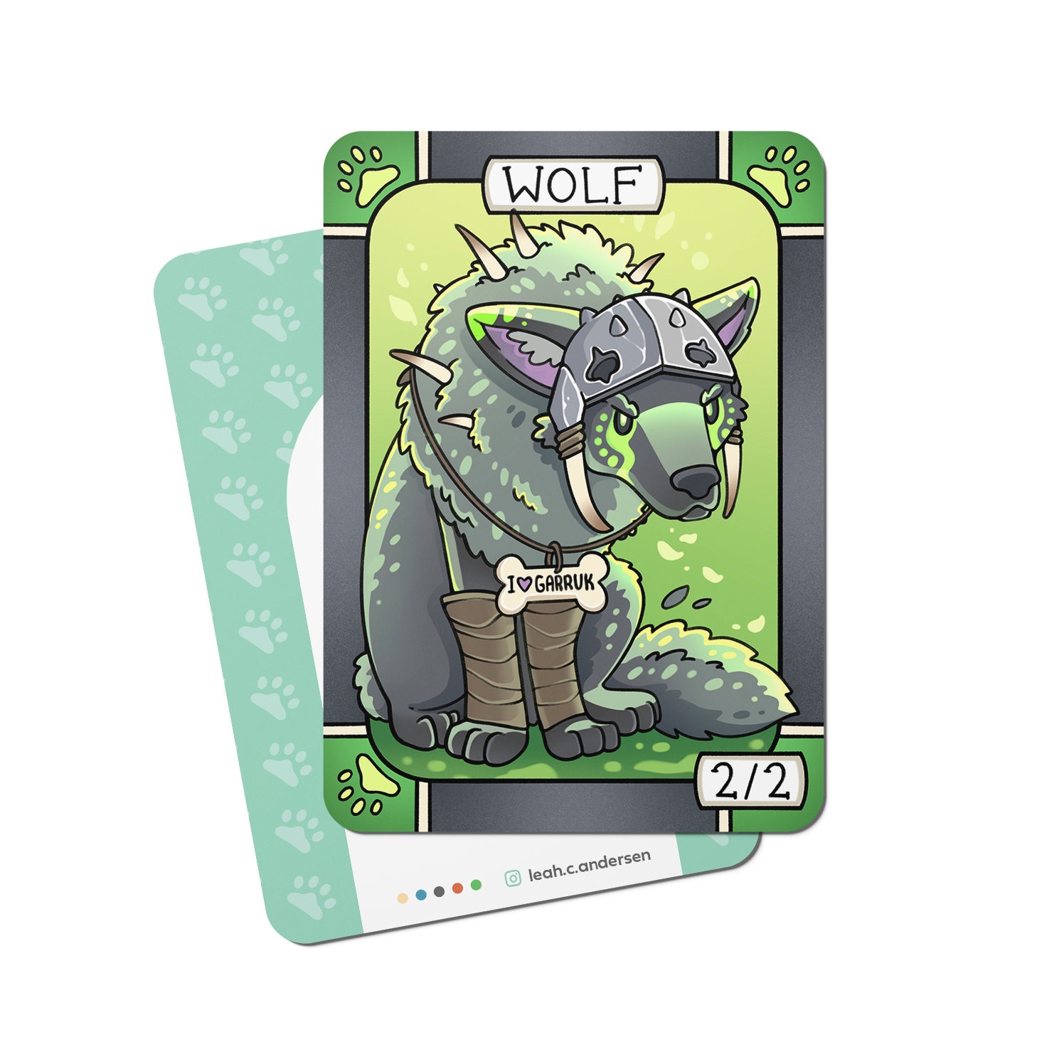 5 Wolf Tokens for Magic the Gathering - Etsy