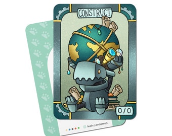 Construct Token Custom Altered MTG Magic the Gathering - Etsy