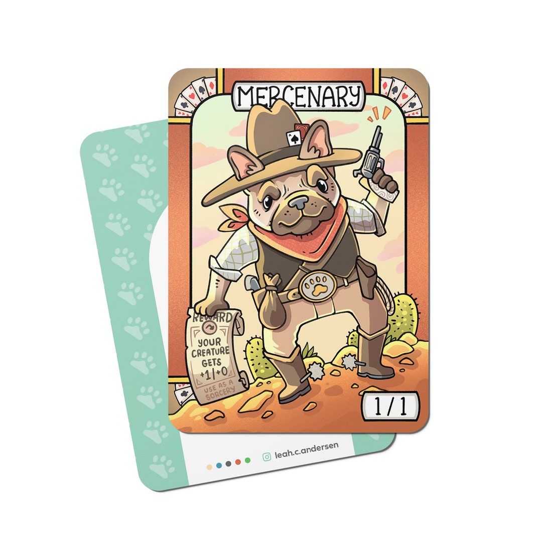 5x Mercenary Tokens for Magic the Gathering - Etsy