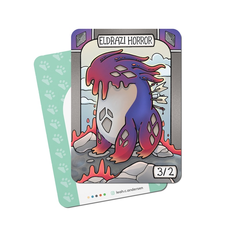 5 Eldrazi Horror Tokens for Magic the Gathering - Etsy