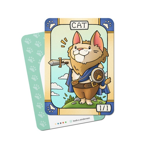 5 Lifelink Cat Tokens for Magic the Gathering - Etsy Australia