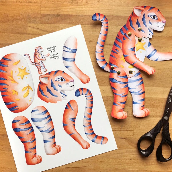 Tiger Puppet - Etsy