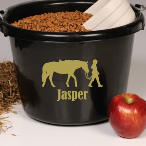Horse Bucket Decal, Horse Bucket Label, Horse Bucket Sticker, Horse ...