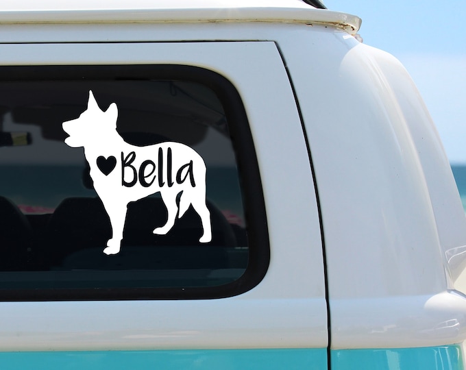 Blue Heeler Decal for Car Window Heeler Sticker for Laptop - Etsy