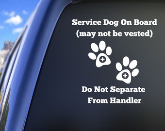 Service Dog Labrador Sticker Decal TP 1363 Training Vest Patch Harness ...