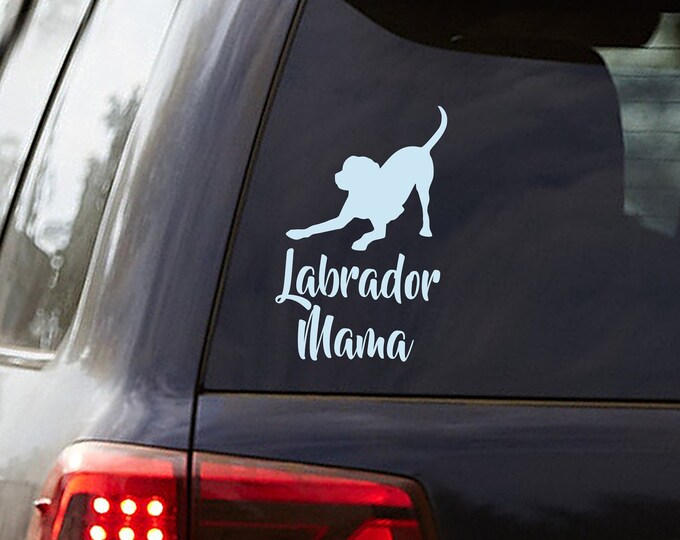 Chocolate Lab Decal Lab Sticker for Car Window Labrador - Etsy