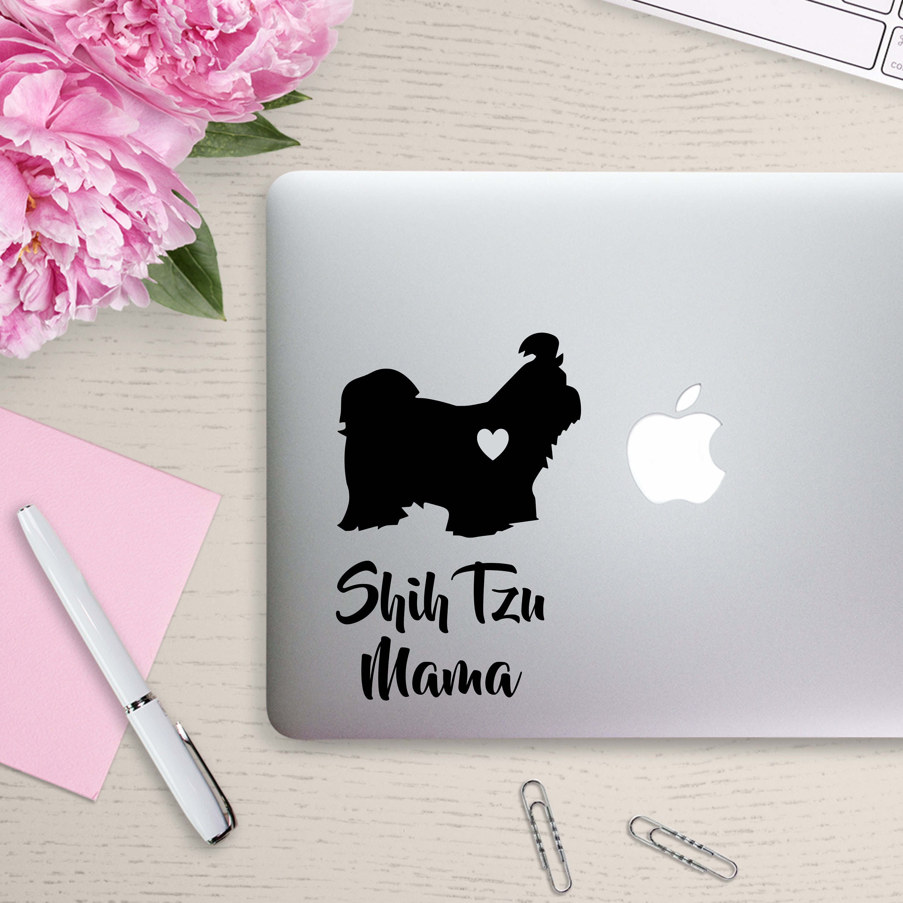 Shih Tzu Car Sticker Shih Tzu Sticker for Car Window Shih | Etsy