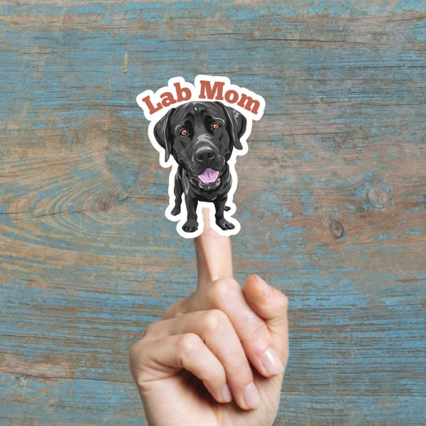 Chocolate Lab Decal - Etsy