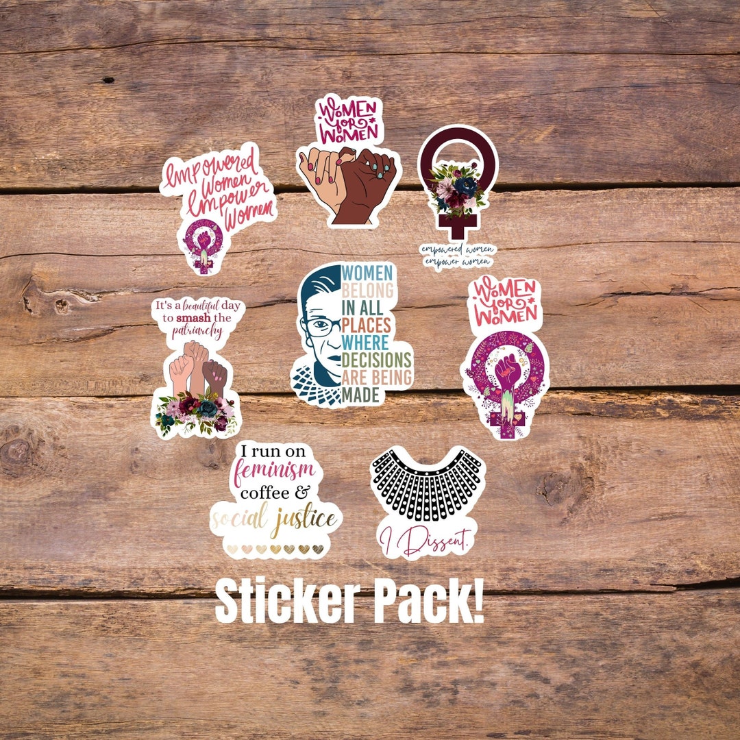 Feminist Sticker Packs for Laptop Feminist Sticker Feminism - Etsy