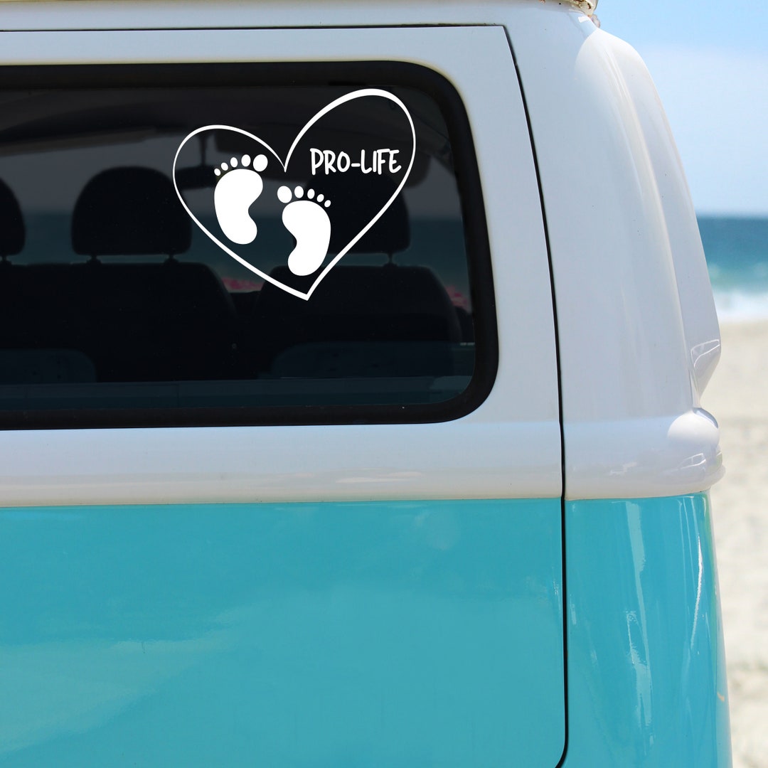 Pro Life Decal for Car Window, Pro Life Sticker for Car Window, Pro ...