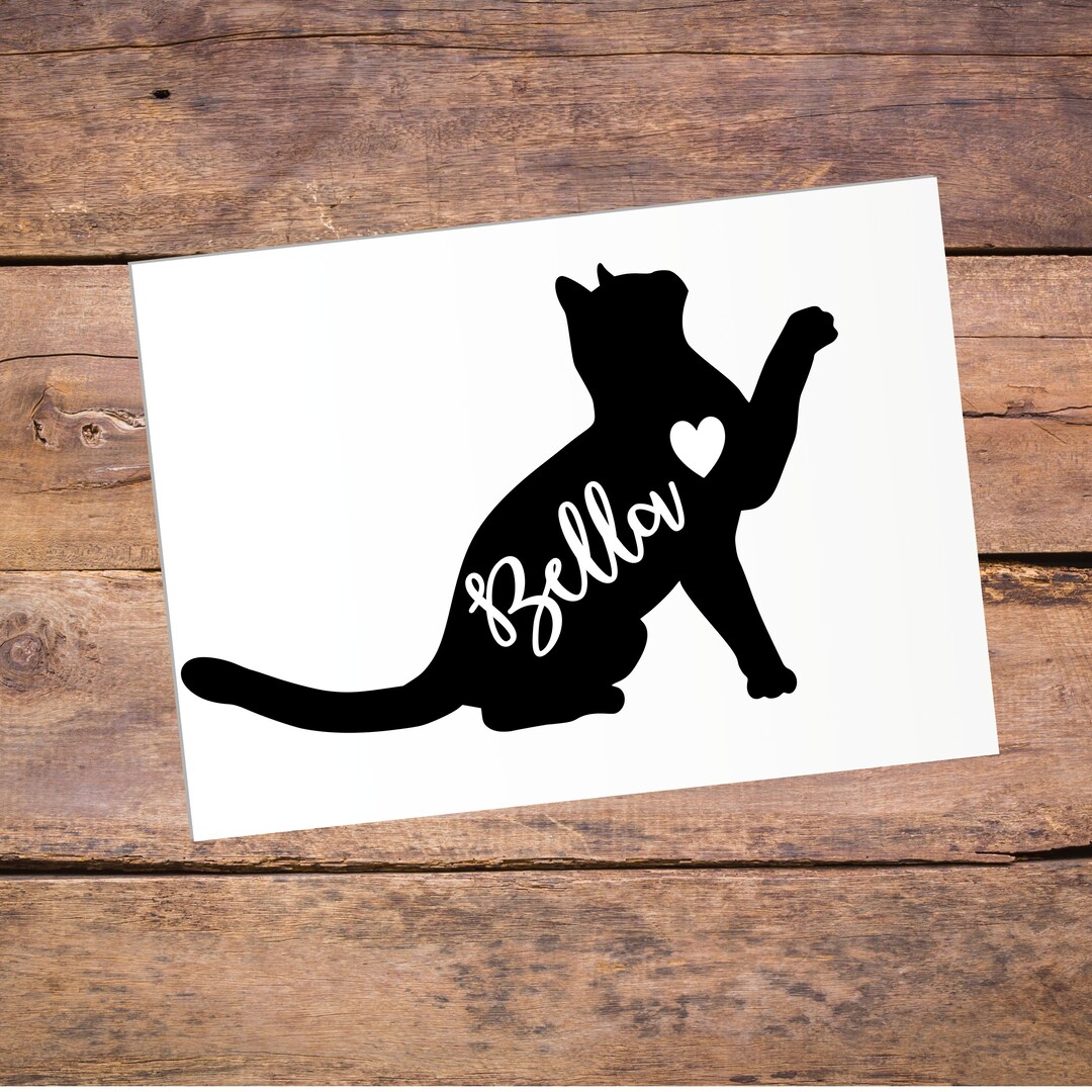 Cat Decal for Car Window, Cat Decal for Laptop, Cat Sticker Car Decal ...