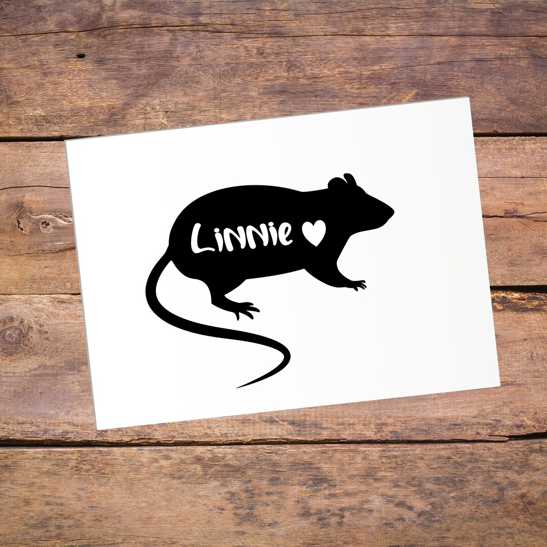 Rat Vinyl Decal: Personalized Car Sticker - Etsy