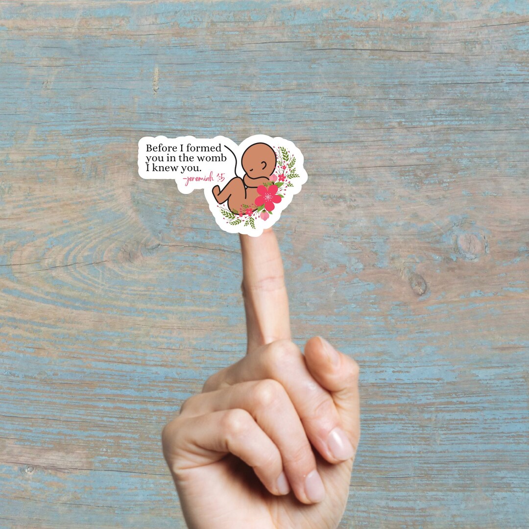 Pro Life Sticker for Laptop Pro Life Vinyl Sticker for Water - Etsy