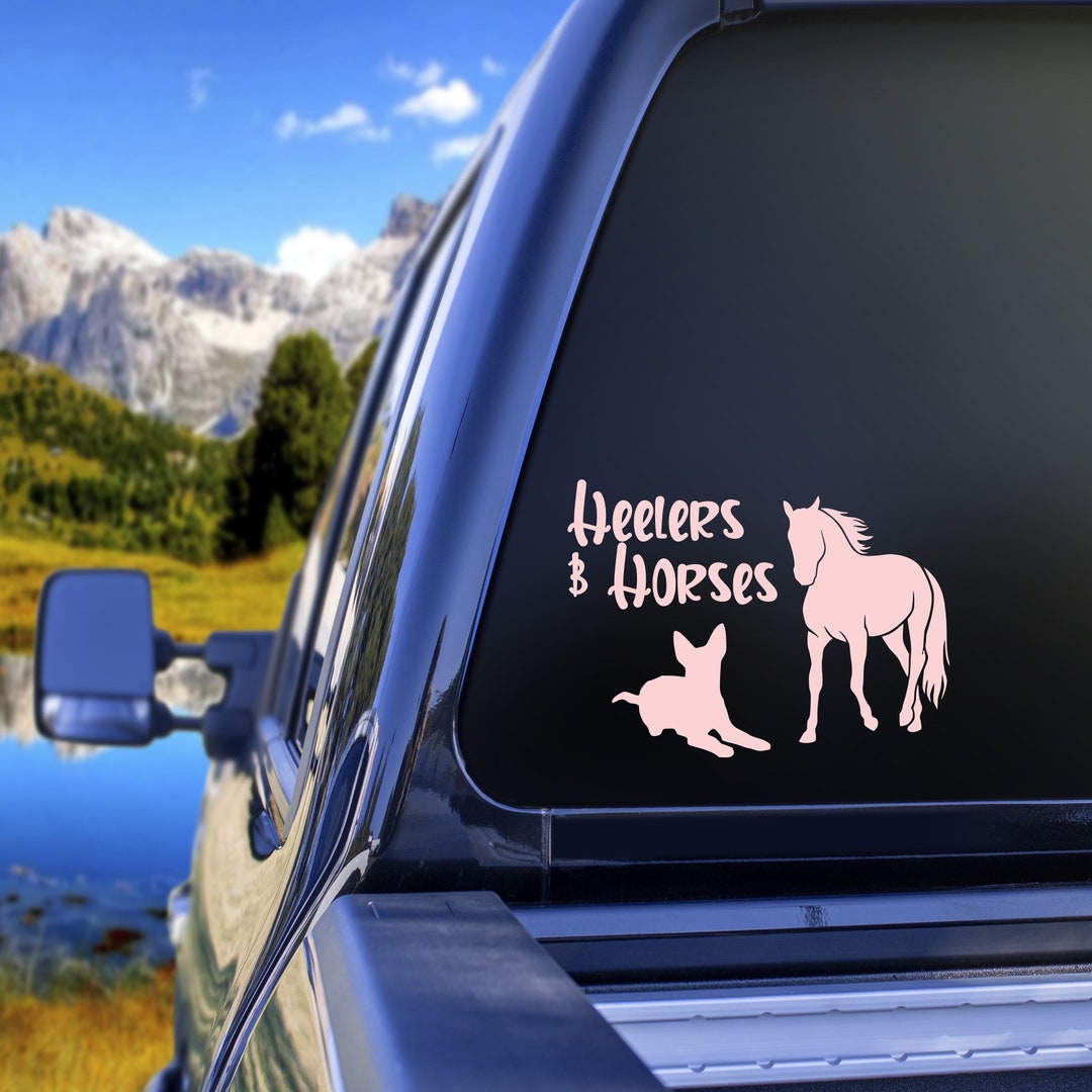 Horse Vinyl Decal for Trailer, Horse Trailer Sticker, Horse Decal ...
