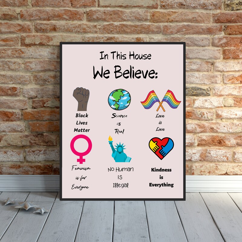 In This House We Believe - Etsy