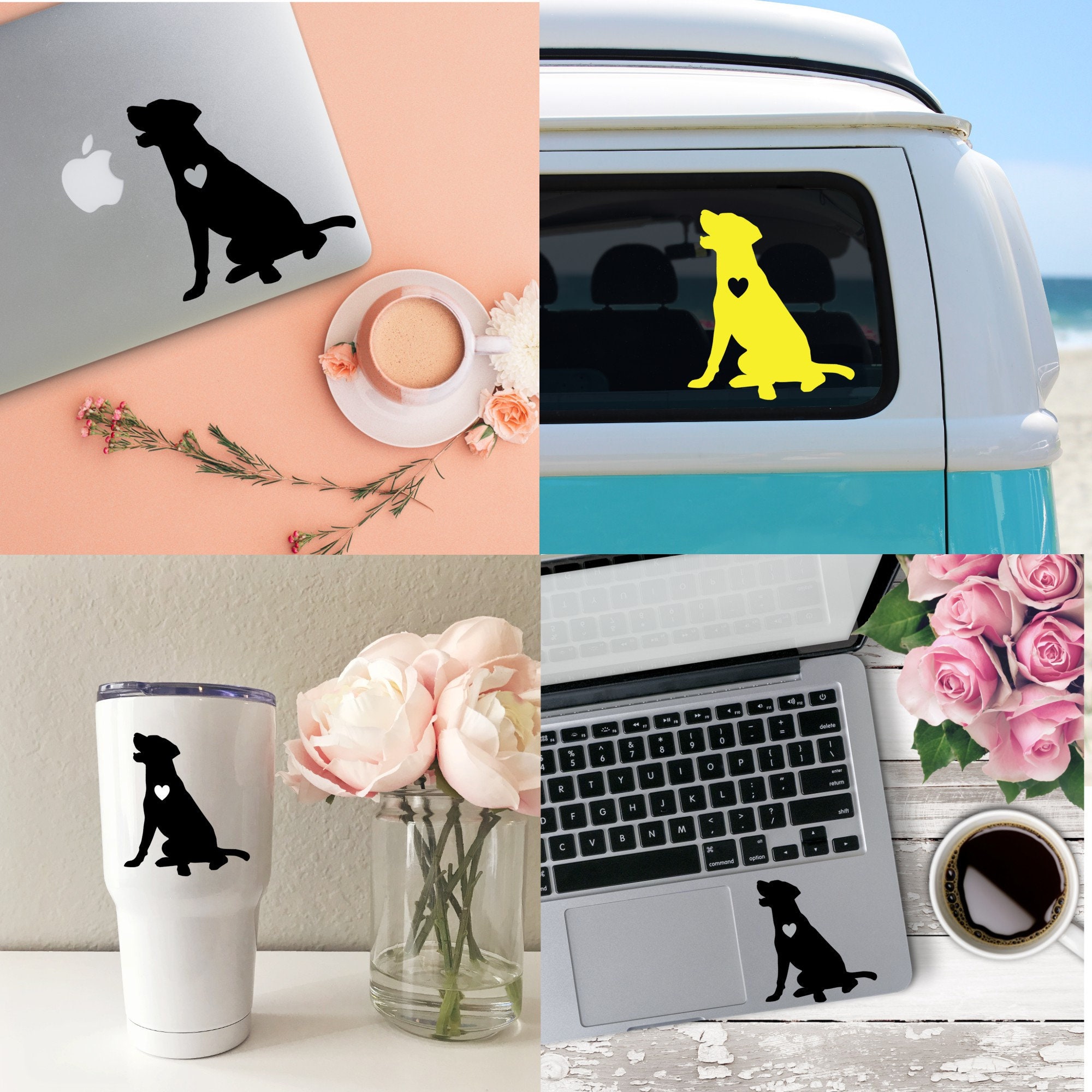 Lab Decal Lab Sticker for Car Window Labrador Retriever - Etsy