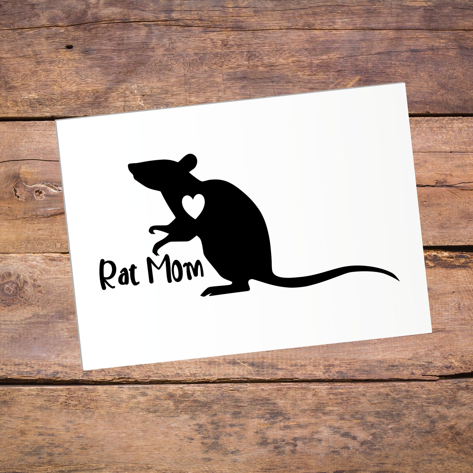 Rat Sticker for Laptop Rat Vinyl Sticker for Car Window Rat - Etsy