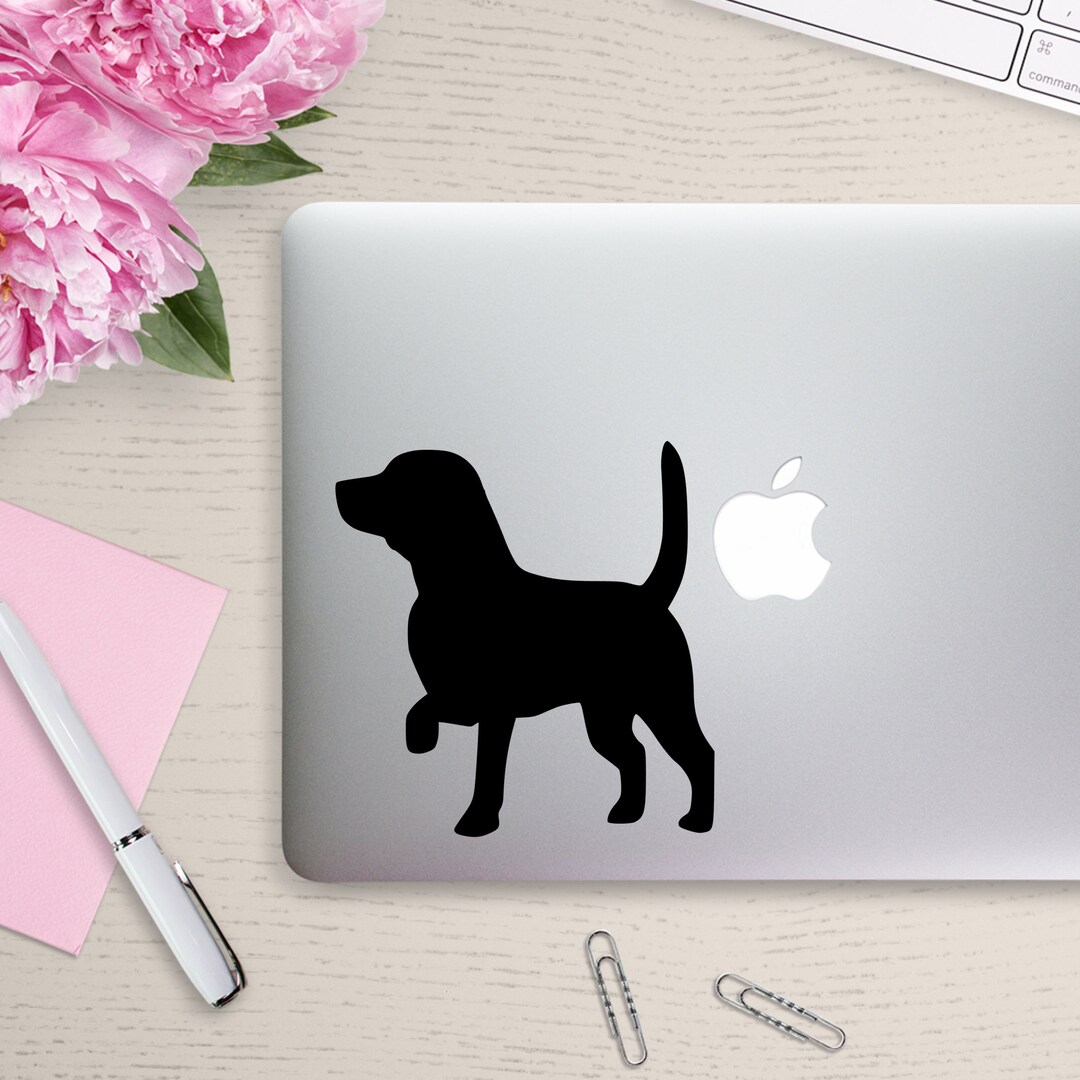 Beagle Dog Vinyl Decal: Beagle Sticker for Car or Laptop - Etsy