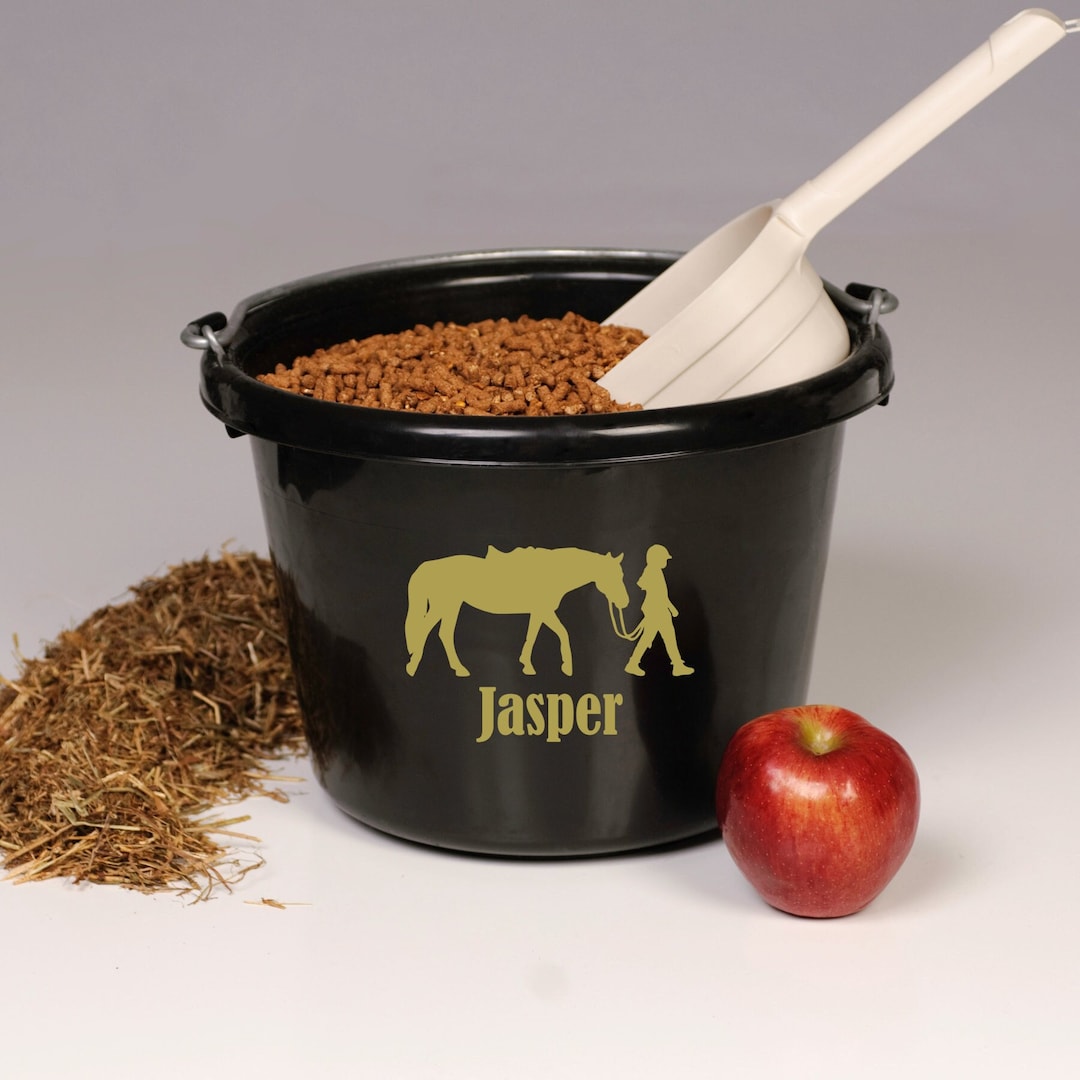Horse Bucket Decal, Horse Bucket Label, Horse Bucket Sticker, Horse ...
