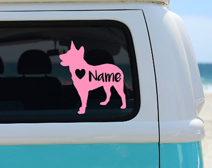 Blue Heeler Decal Set for Cars Heeler Sticker Catahoula - Etsy