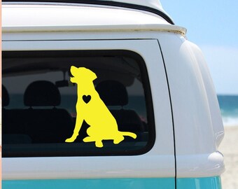 Lab Decal Lab Sticker for Car Window Labrador Retriever - Etsy