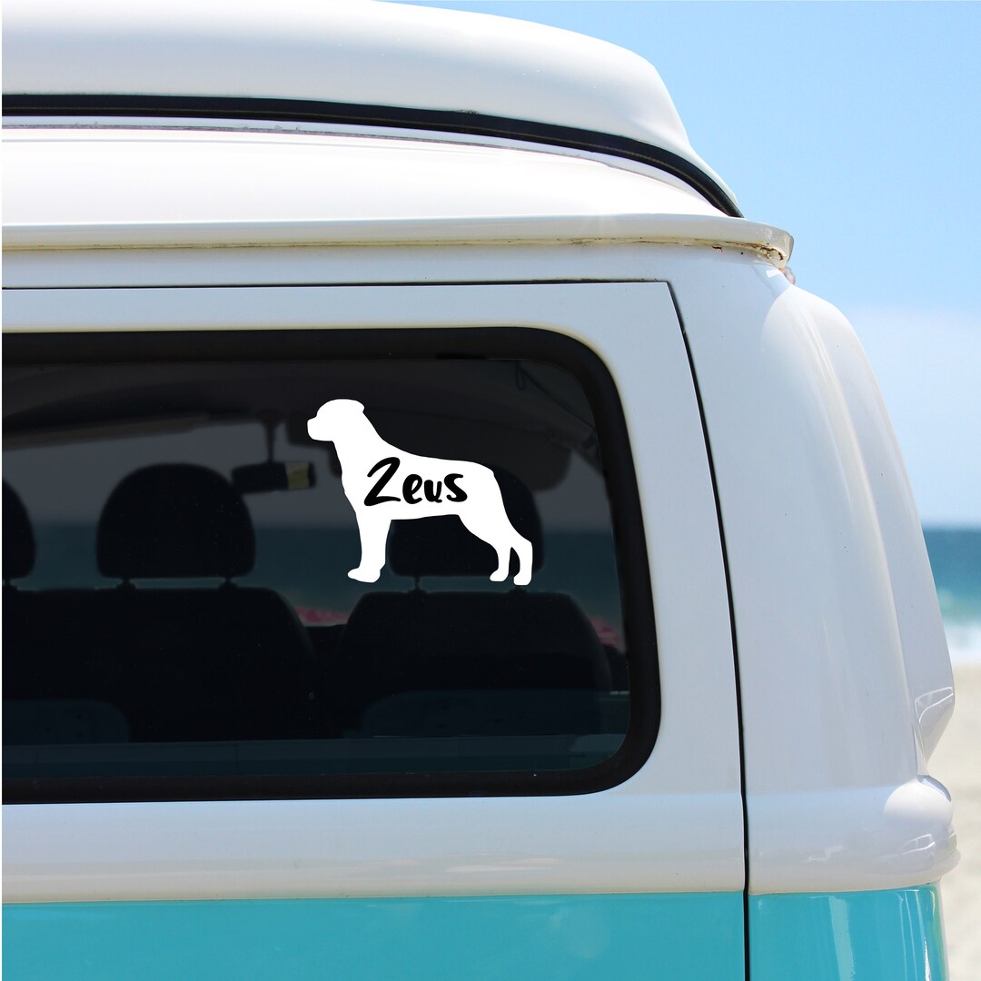 Rottweiler Decal Car Sticker Rottweiler Car Decal for Women - Etsy