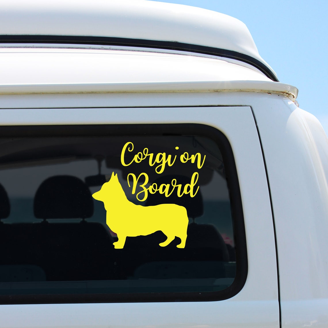 Corgi Sticker Car Corgi Decal for Car Window Corgi Car - Etsy